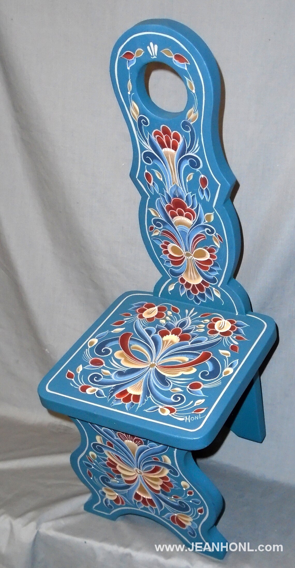 Rosemaling Child pouting Chair or time Out Chair - Etsy