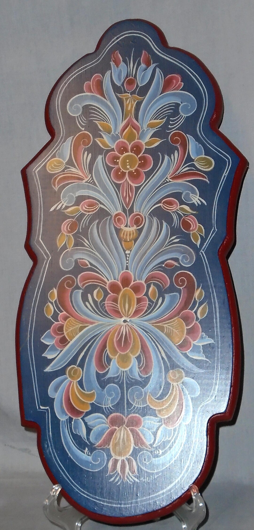 Norwegian Rosemaling Wall Decor - Etsy