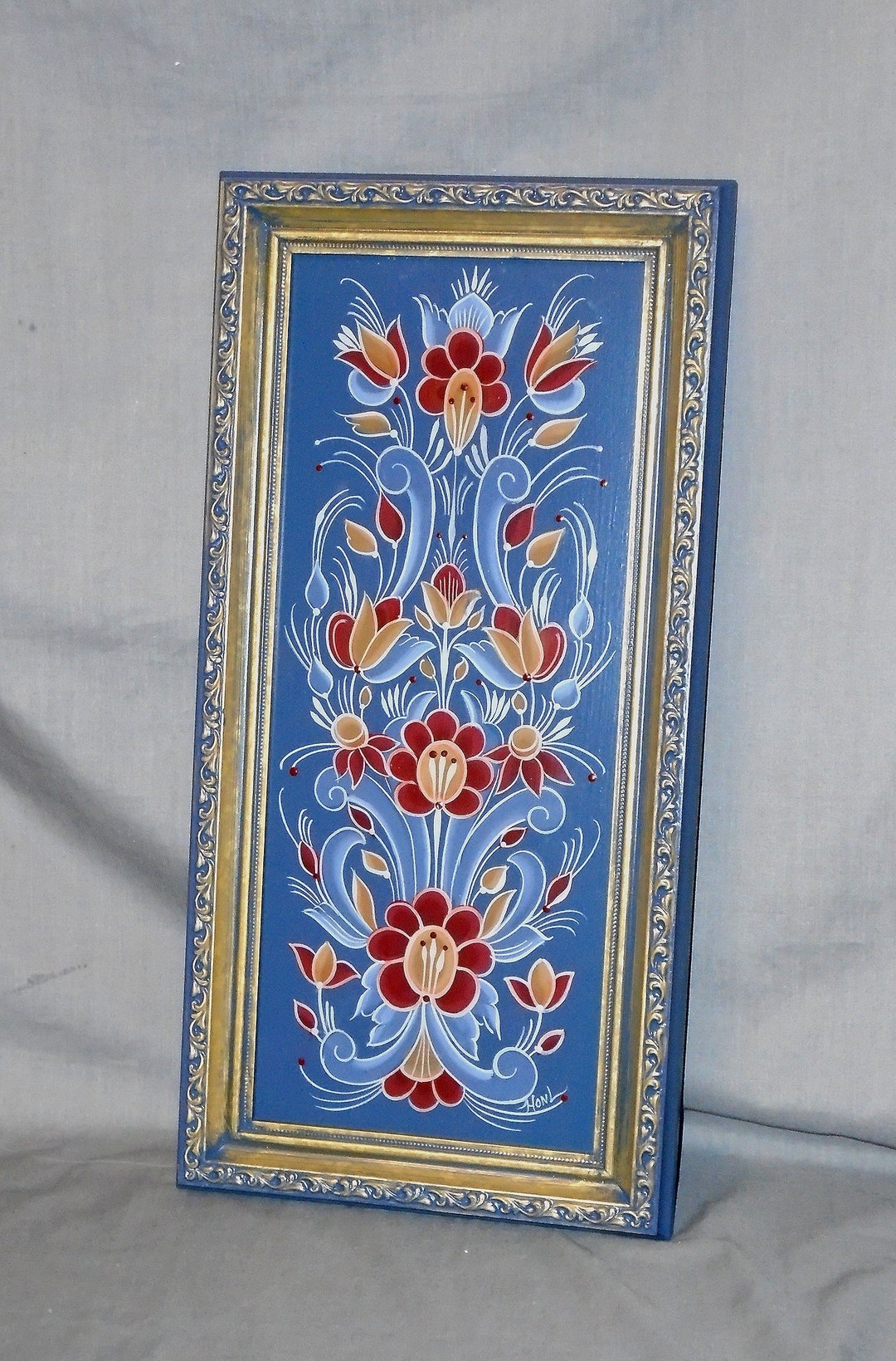 Norwegian Framed Rosemaling - Etsy