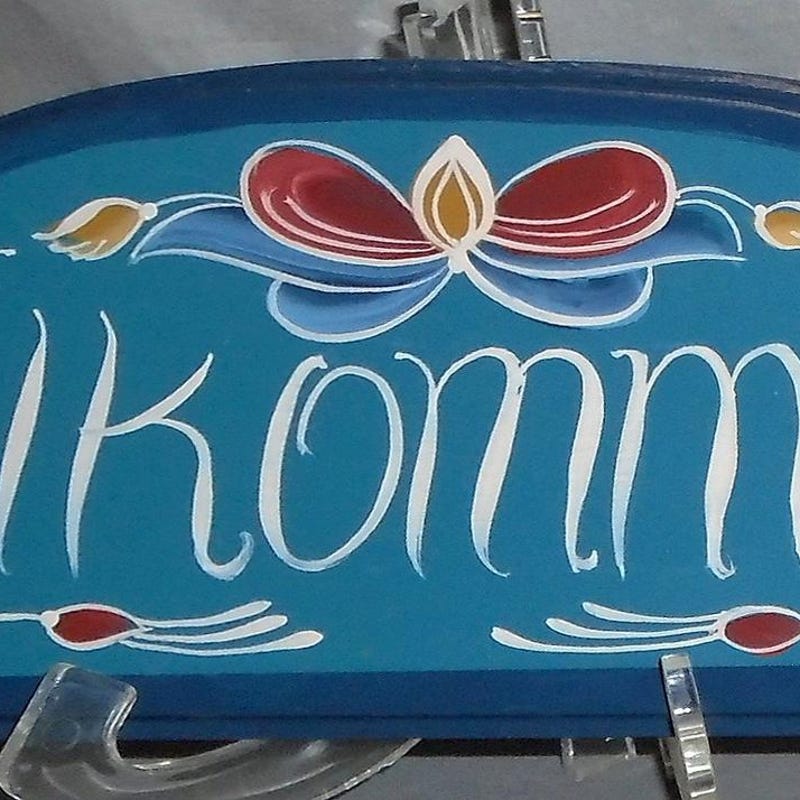 Velkommen Sign - Etsy
