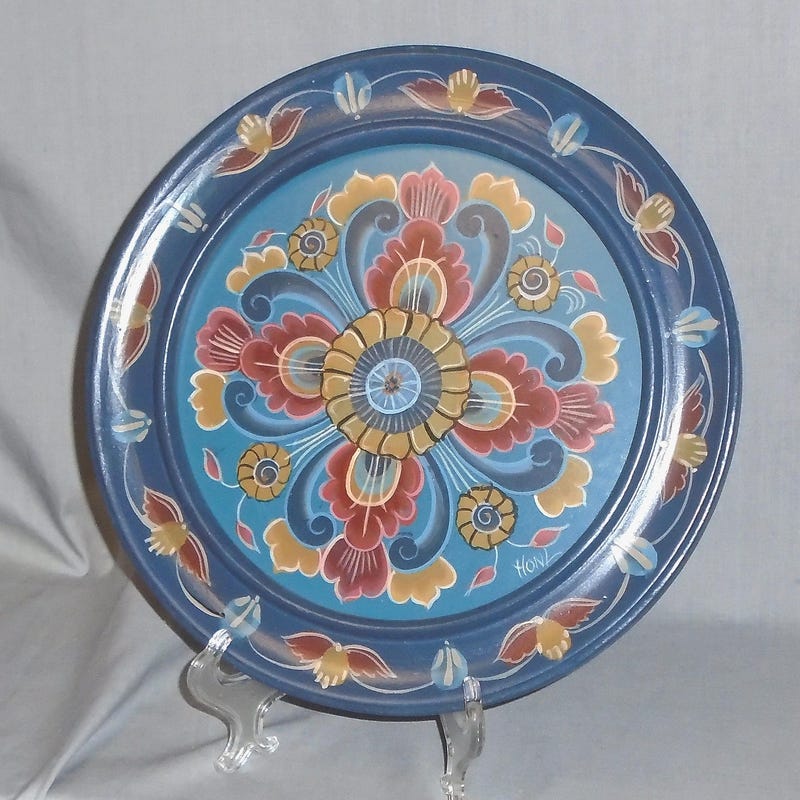 Rosemaling Wall Art - Etsy