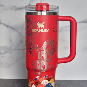 Lunar Year Stanley Tumbler Dragon Engraved 30 Oz, 2024 Chinese New Year ...