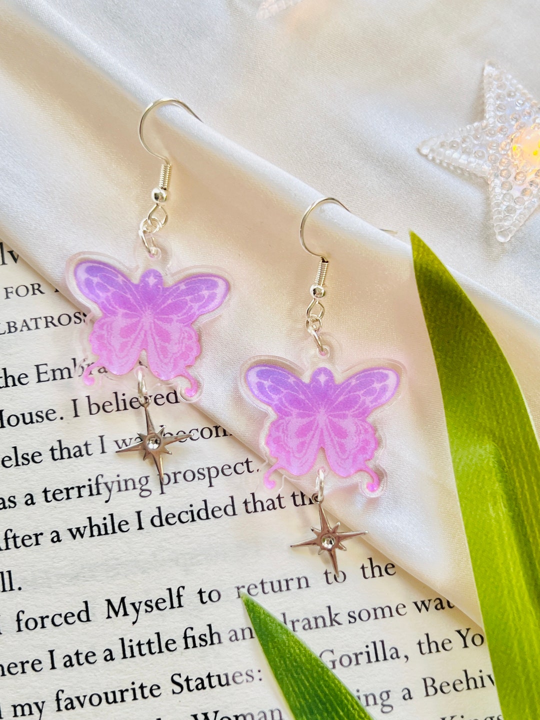 Magical Butterfly Potion Earrings Witchy Earrings, Edgy Aesthetic ...