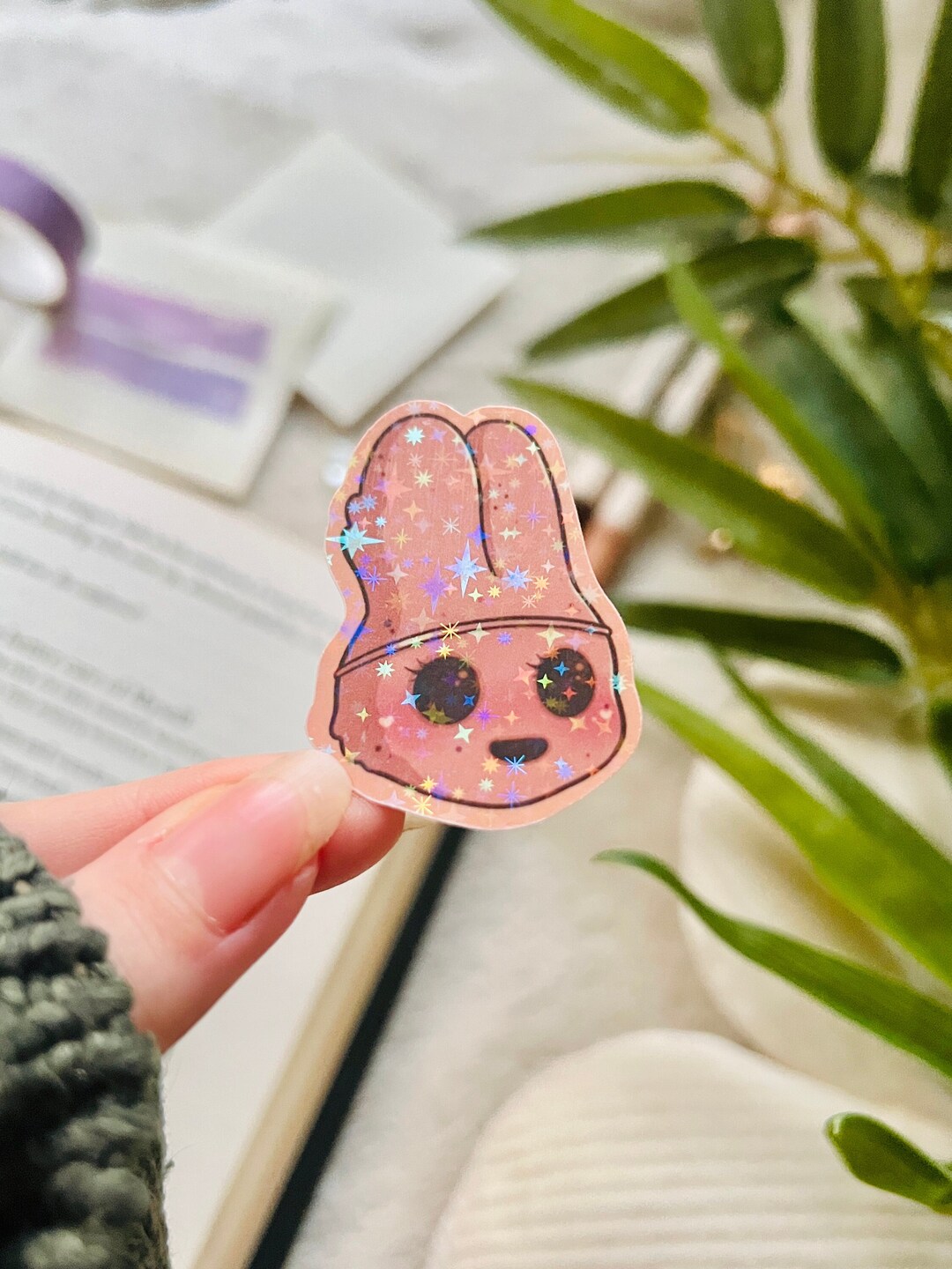 Coco ACNH Holographic Sticker Journal Sticker, Cottagecore Aesthetic ...