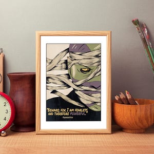 Frankenstein Art, Printable Wall Art, Mary Shelley Quote Poster ...