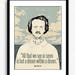 Edgar Allan Poe Print - Quote Poster - Gifts for Book Lovers, Bookworms ...