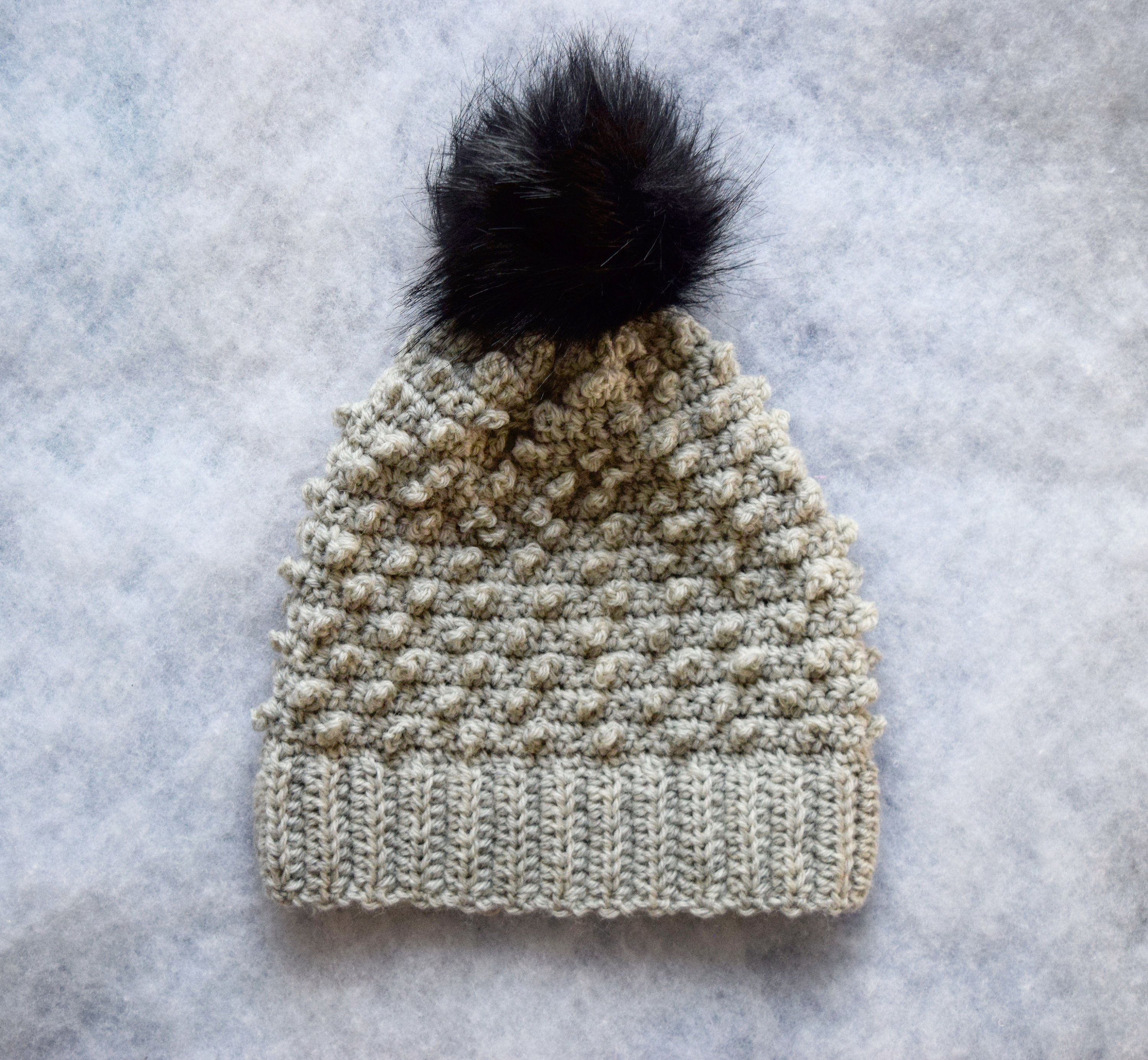 PINE CONE BEANIE - Crochet Pattern // Modern Crochet Hat/ Hat Pattern ...