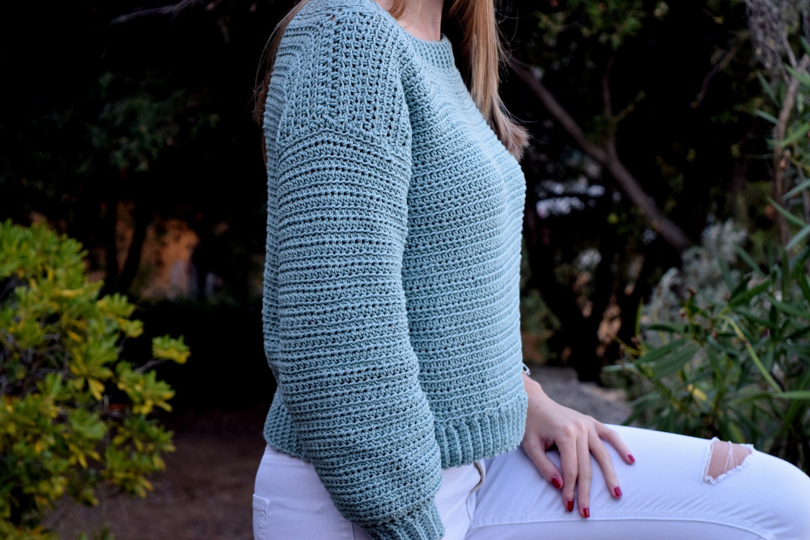 Rustic Ridges Sweater Crochet Pattern - Etsy