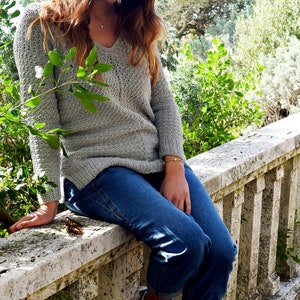 CARA SWEATER - Crochet Pattern // Modern Crochet Sweater / Sweater ...