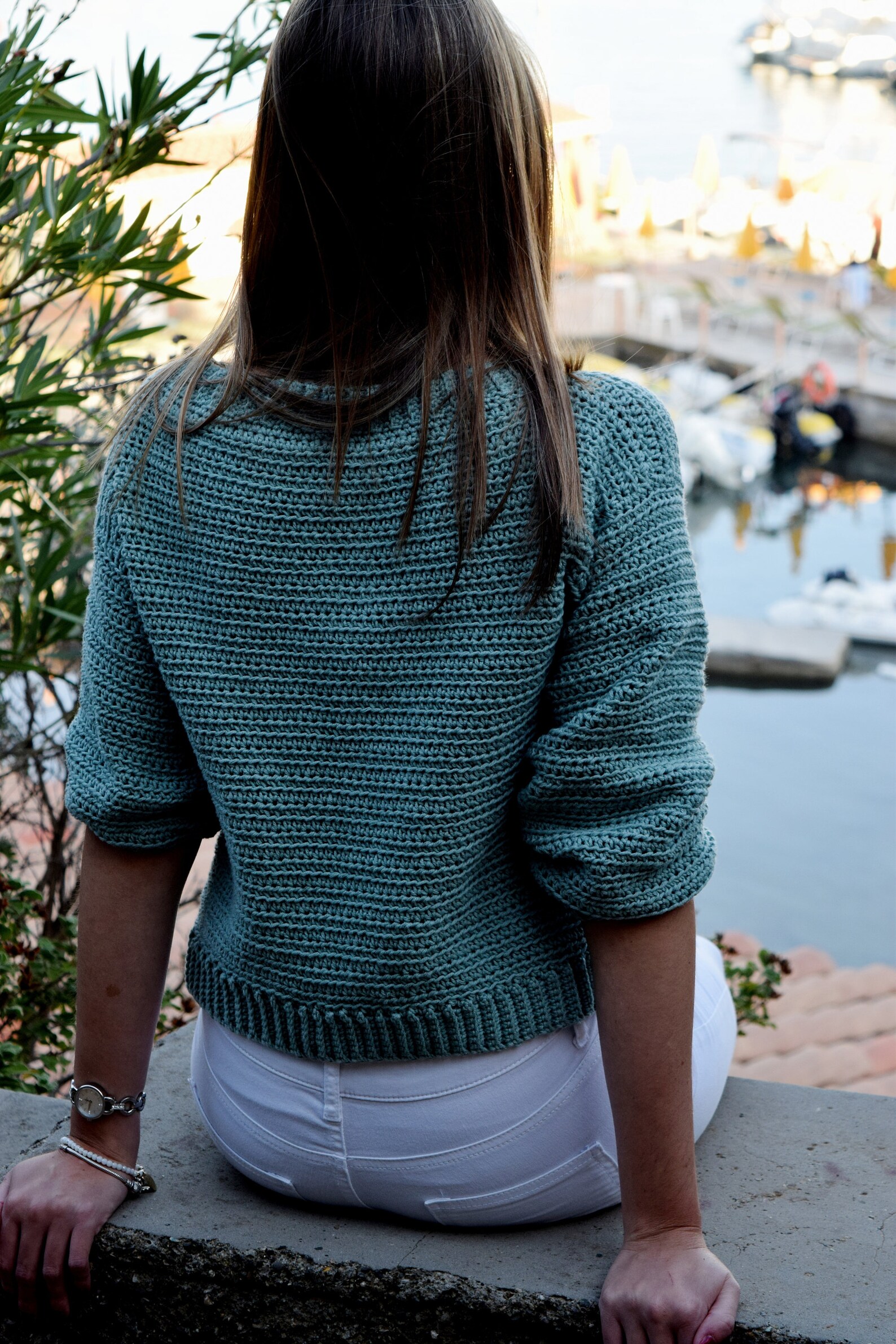 Rustic Ridges Sweater Crochet Pattern - Etsy