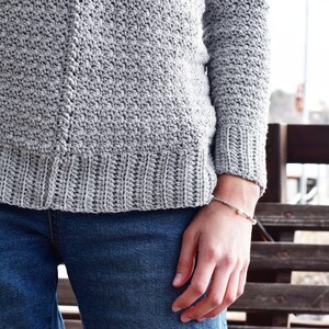 CARA SWEATER - Crochet Pattern // Modern Crochet Sweater / Sweater ...