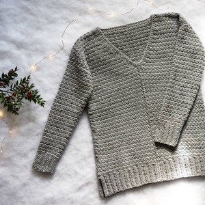 CARA SWEATER - Crochet Pattern // Modern Crochet Sweater / Sweater ...