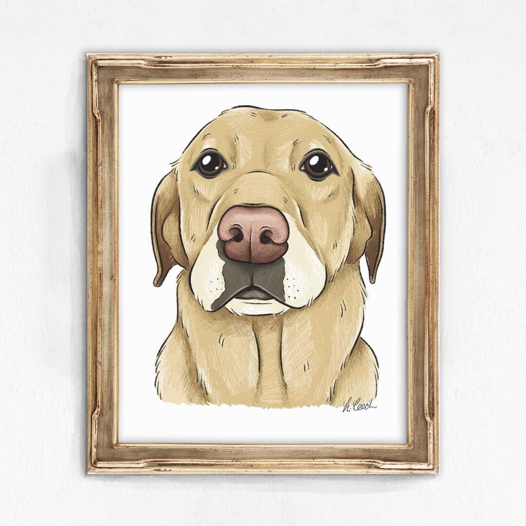 Pet Portrait *DIGITAL* | Dog | Cat | Gift Ideas | Personalized | Home ...