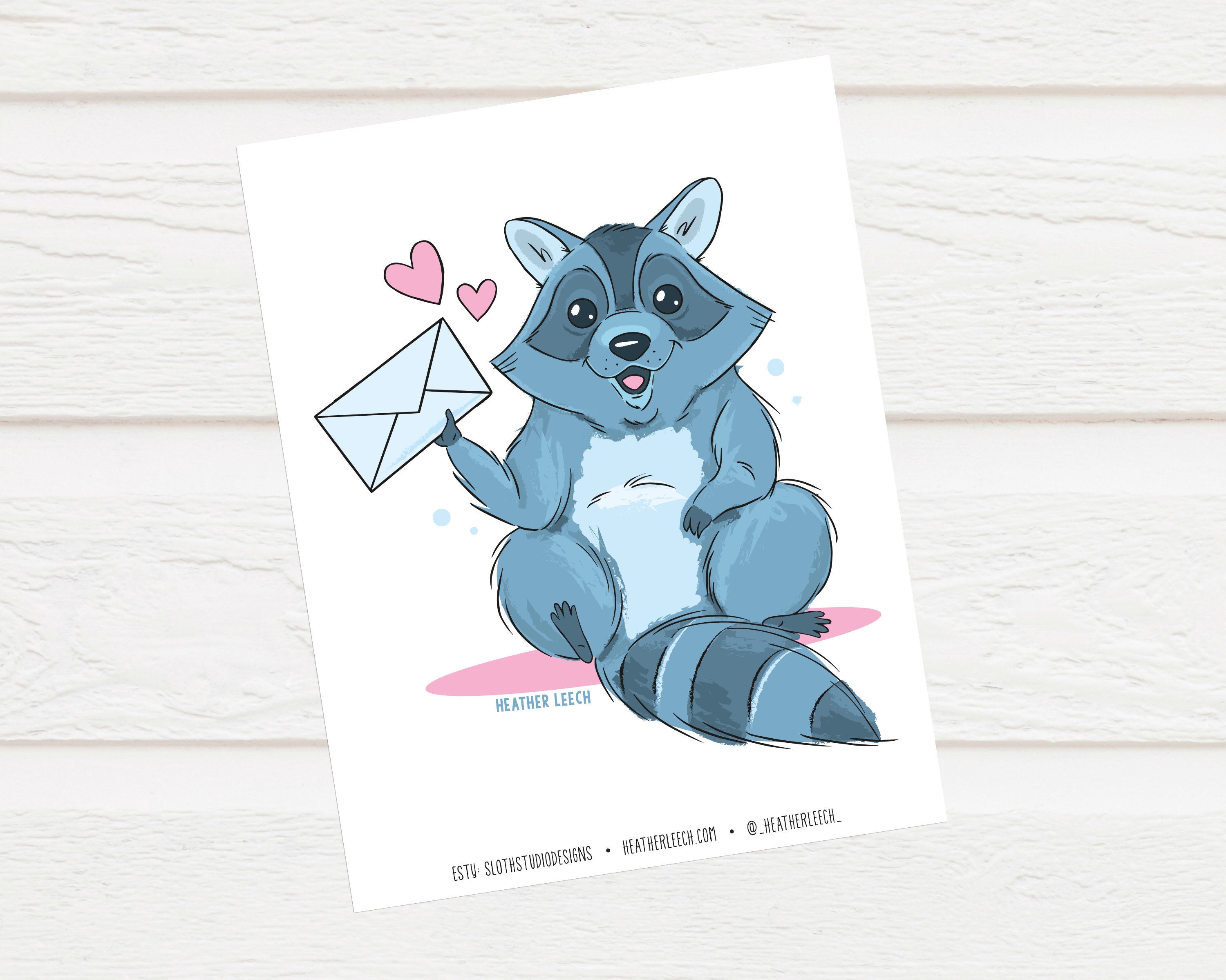 Raccoon Color Sheet Digital Download | Etsy