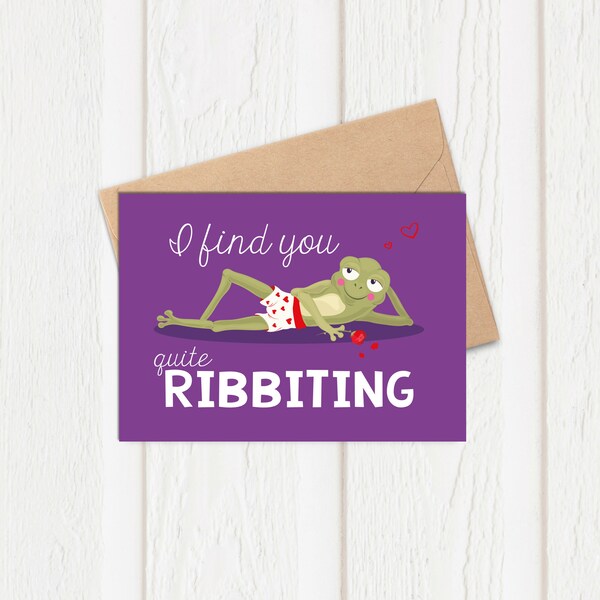 Frog Card - Etsy