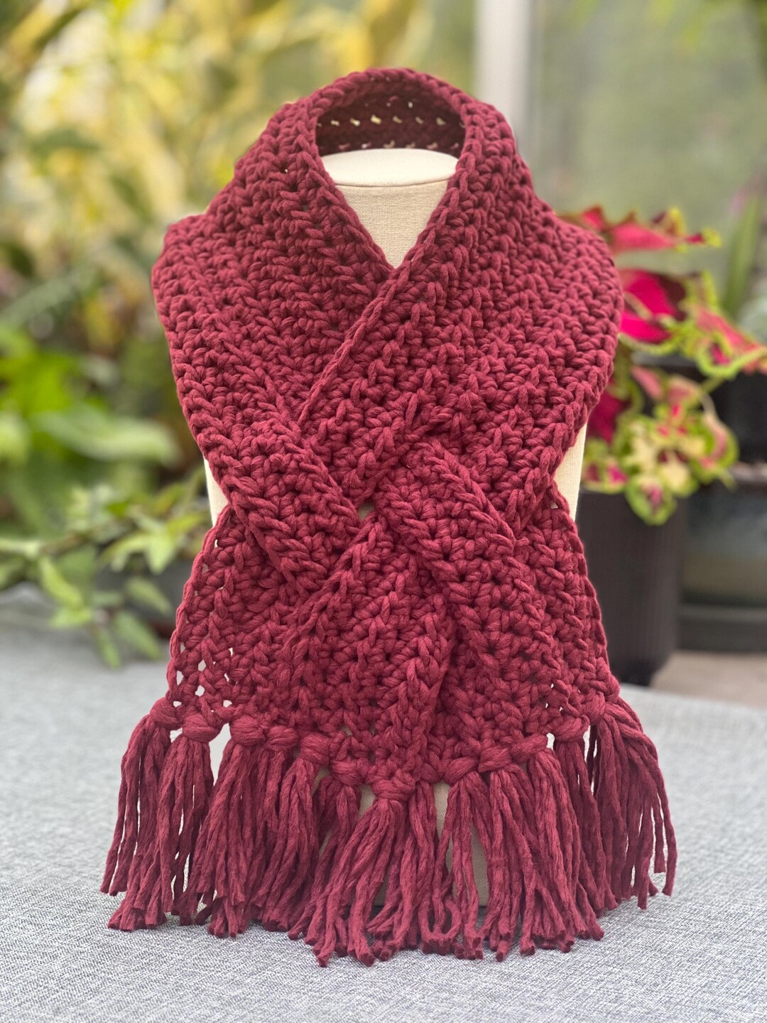 Soft Hug Interlace Pull-on Scarf - Etsy