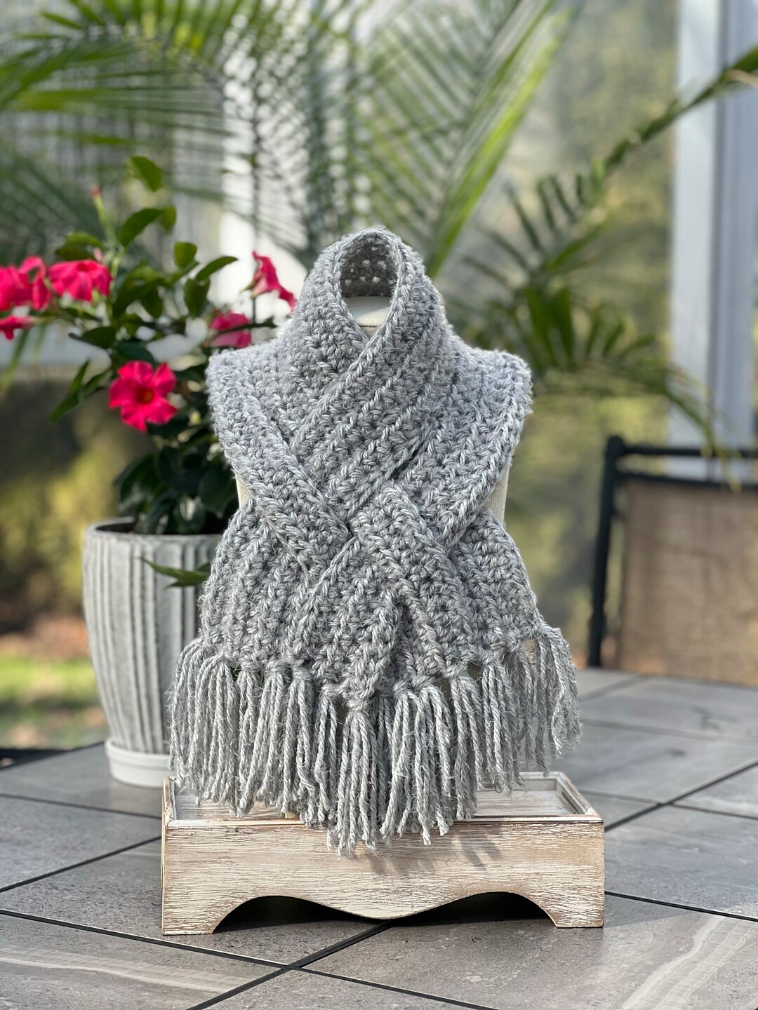 Soft Hug Interlaced Pull-on Scarf - Etsy