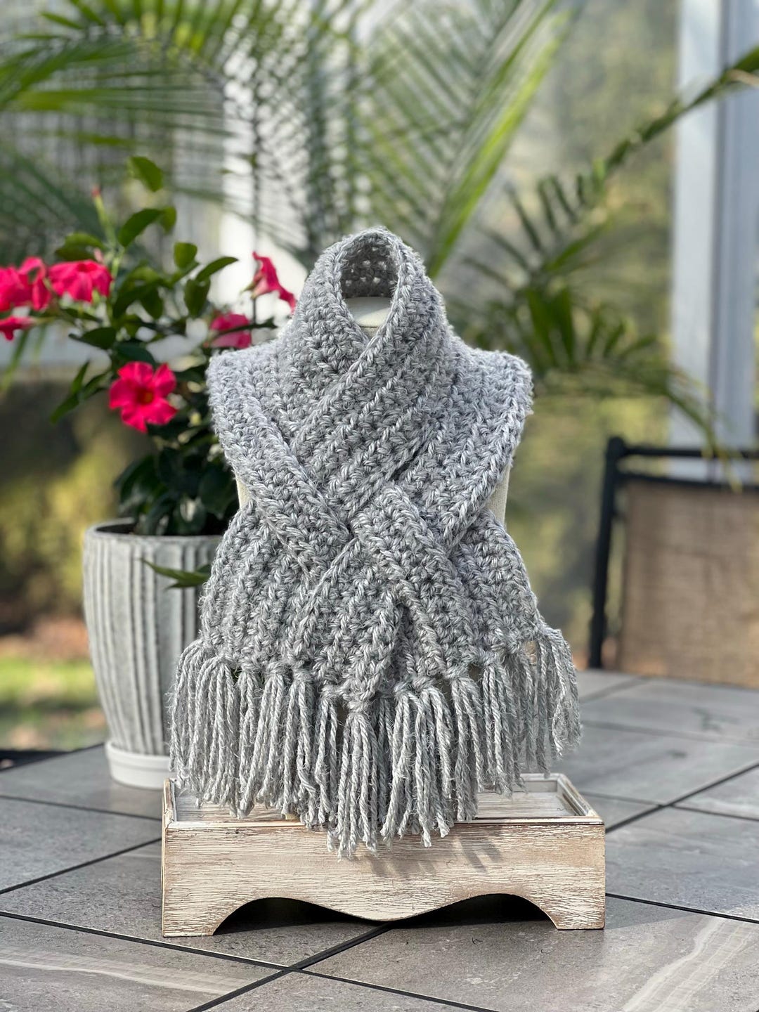 Soft Hug Interlace Pull-on Scarf - Etsy