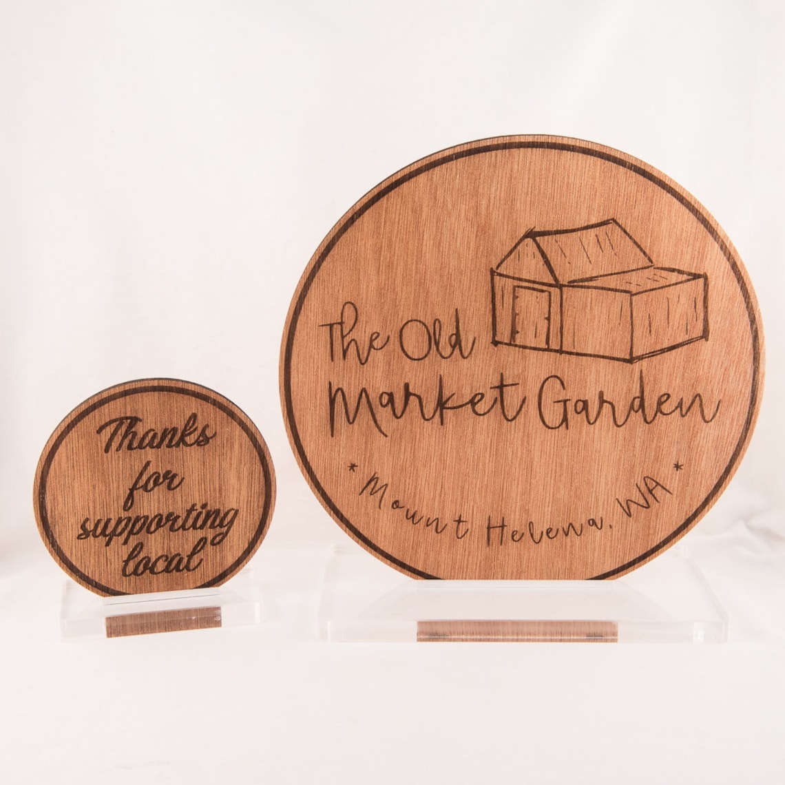 Custom Logo Table Top Sign Business Signage for Market Stall | Etsy ...