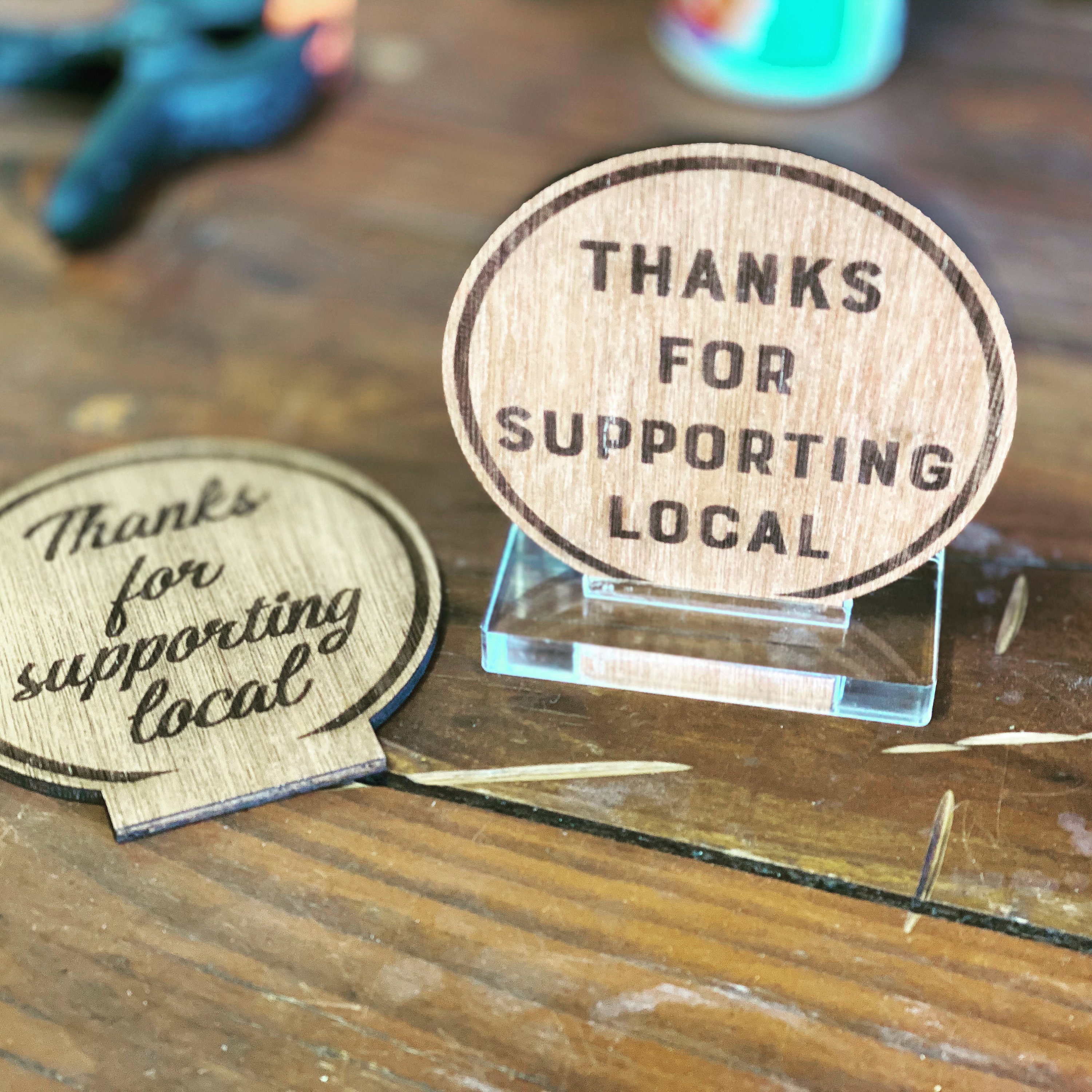 Custom Logo Table Top Sign Business Signage for Market Stall - Etsy ...