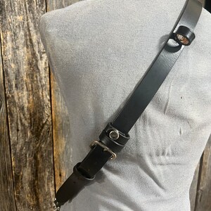 Leather Radio Shoulder Strap and Case - Firefighter / EMT Holster ...