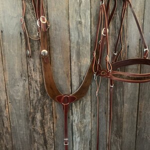 Brazilian Hair Inlay Mule Tack Set, Mule Tack Set, Handmade Brichen Set ...