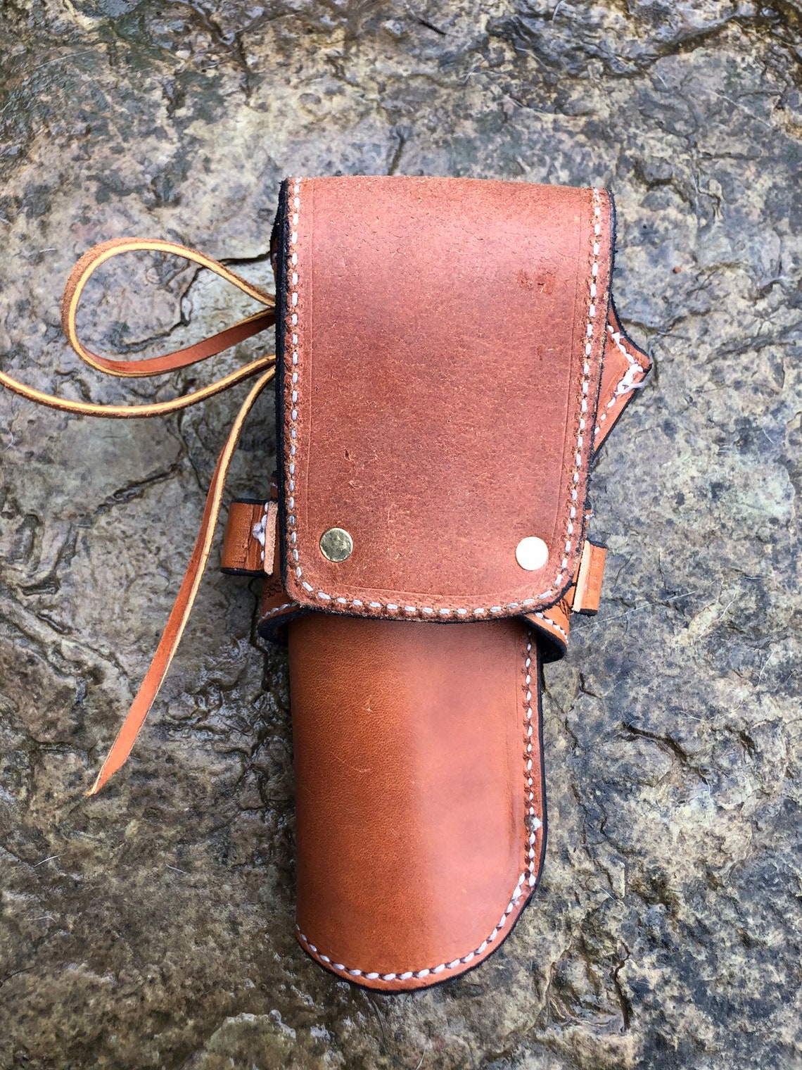 Handmade Leather Holster, Holster With Ammo Loops, Revolver Holster ...