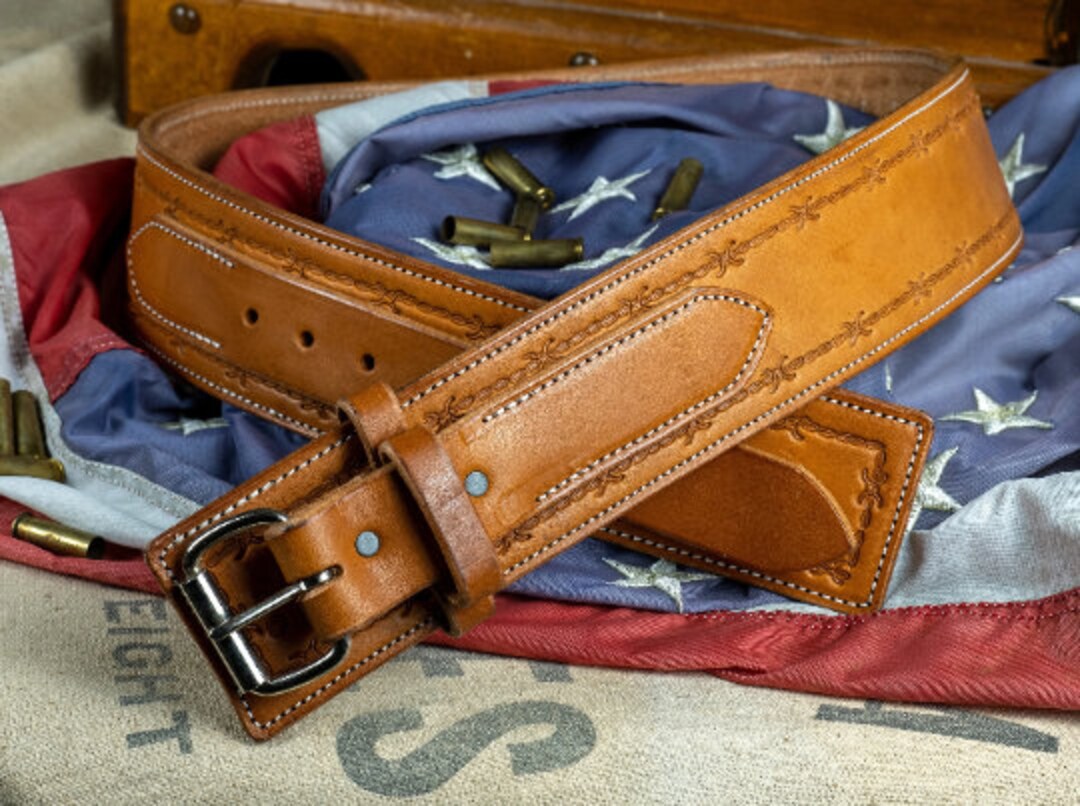 Handmade Leather Belt With Loops, Loop Belt - Etsy