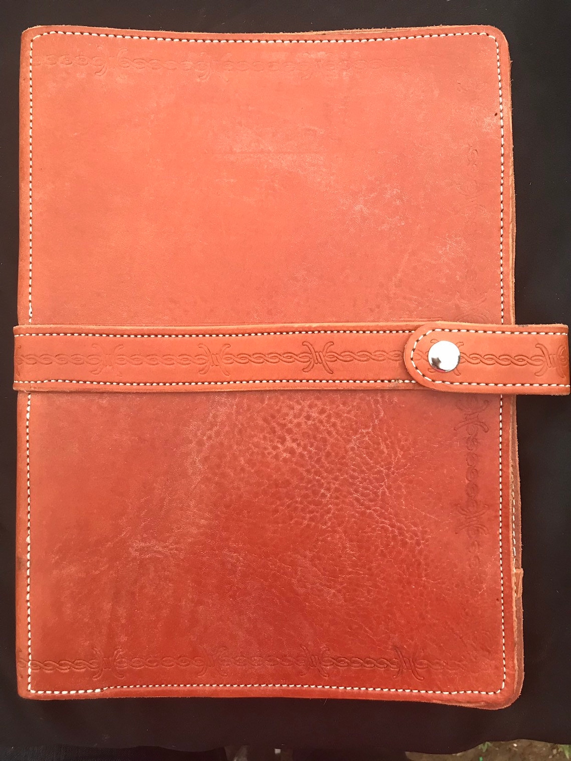 Handmade Leather Ipad or Tablet Journal Cover With Legal Pad | Etsy