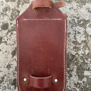 Handmade Rear Cinch Bag, Leather Saddle Pouch, Rear Cinch Bag - Etsy