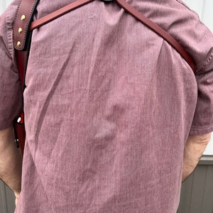 Handmade Leather Shoulder Holster, Crossdraw Shoulder Rig - Etsy