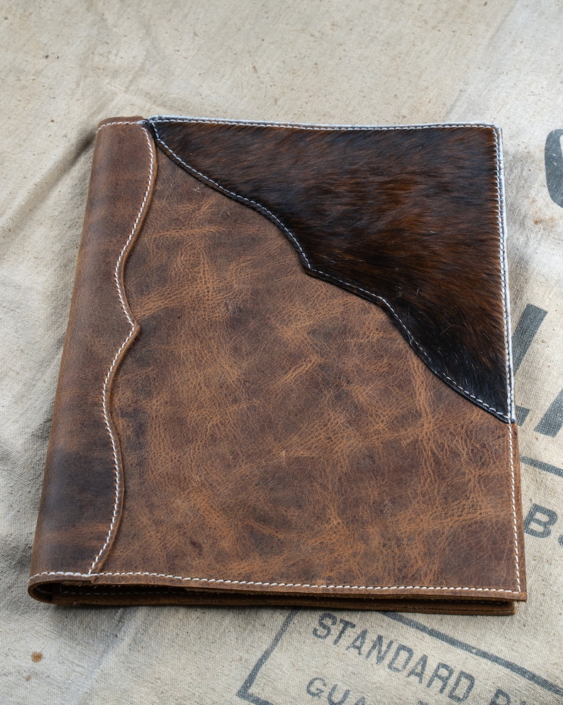 Distressed Leather Portfolio Cover Journal Cover Legal - Etsy