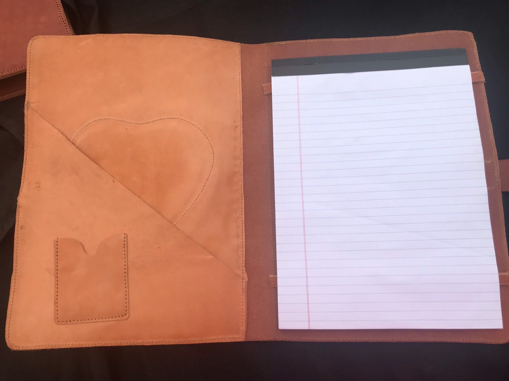 Handmade Leather Ipad or Tablet Journal Cover With Legal Pad - Etsy