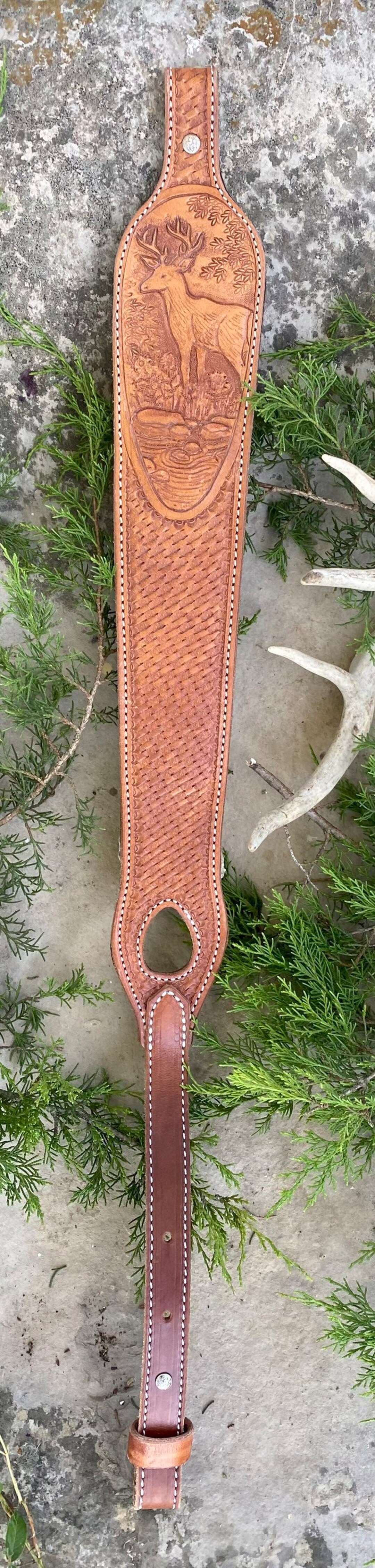Hand Tooled Sling, Hunting Sling - Etsy