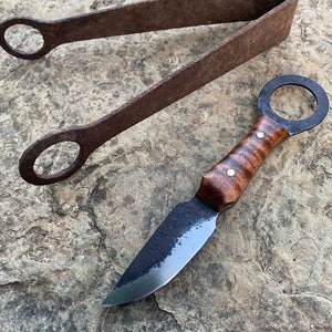Hand Made Trap Spring Knife, Handmade Knife, High Carbon Knife - Etsy