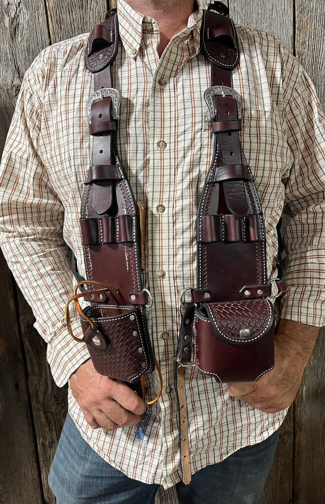 Leather Welding Inspector Vest, Handmade Vest, Welding Vest for ...