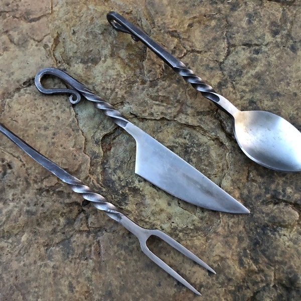 Hand Forged Knife - Etsy