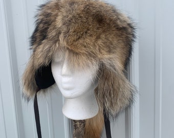 Coyote Fur Hat - Etsy