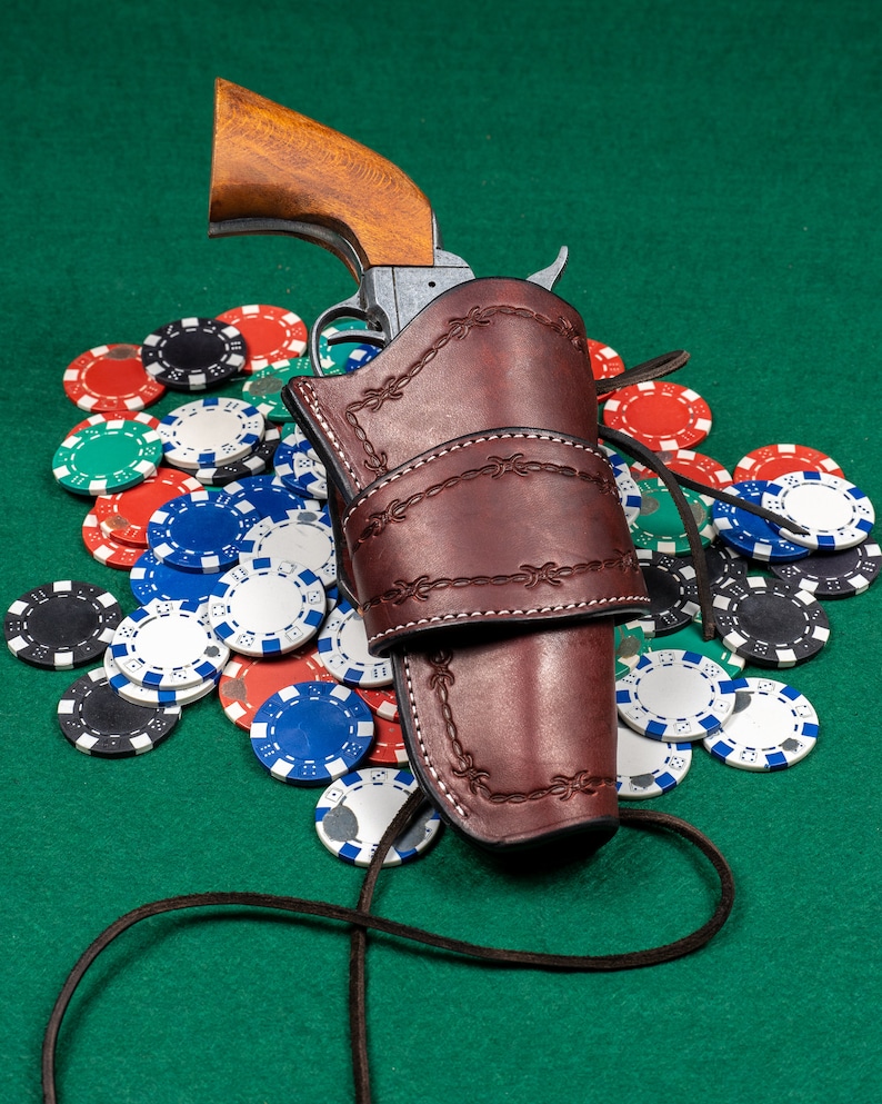 Handmade Western .22/.357/.44/.45 Revolver Holster for Standard Frame ...