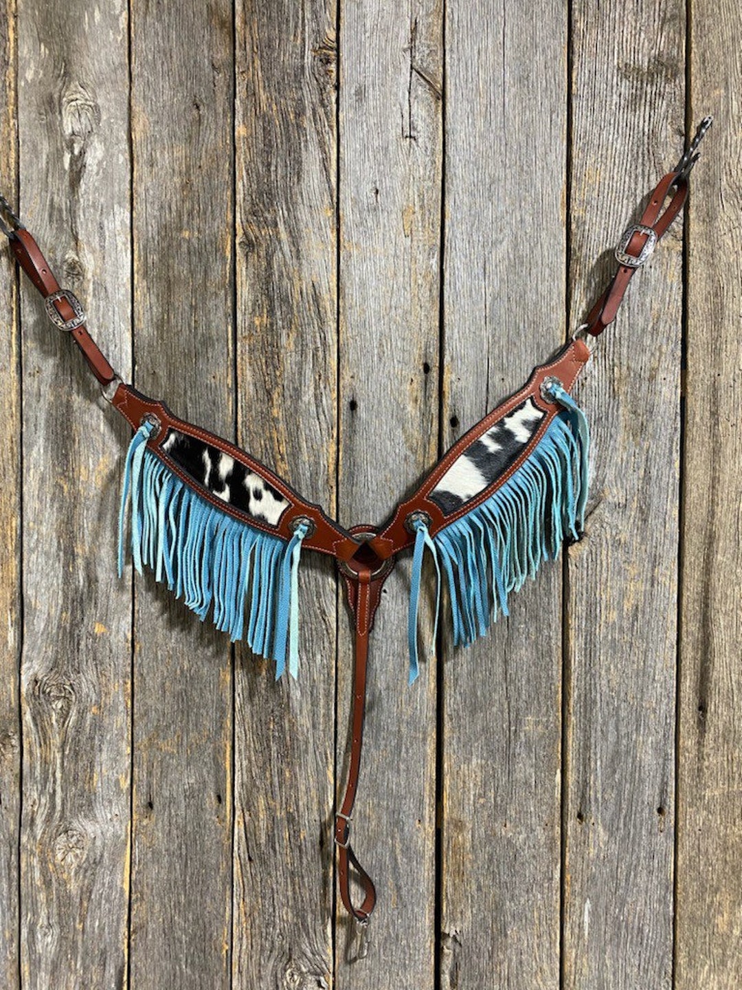 Handmade Inlay Breast Collar With Fringe - Etsy