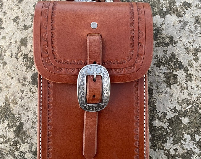 Handmade Rear Cinch Bag, Leather Saddle Pouch, Rear Cinch Bag - Etsy
