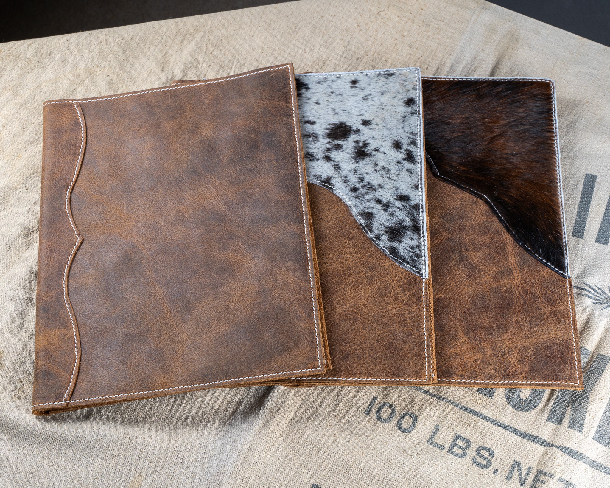 Distressed Leather Portfolio Cover Journal Cover Legal - Etsy