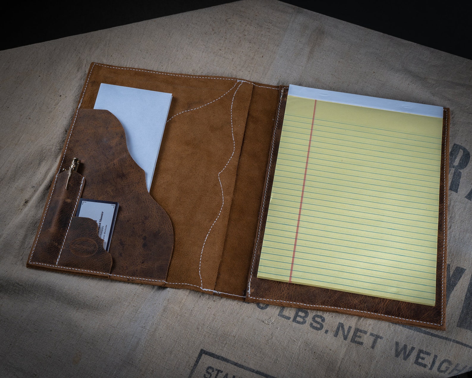 Distressed Leather Portfolio Cover Journal Cover Legal - Etsy