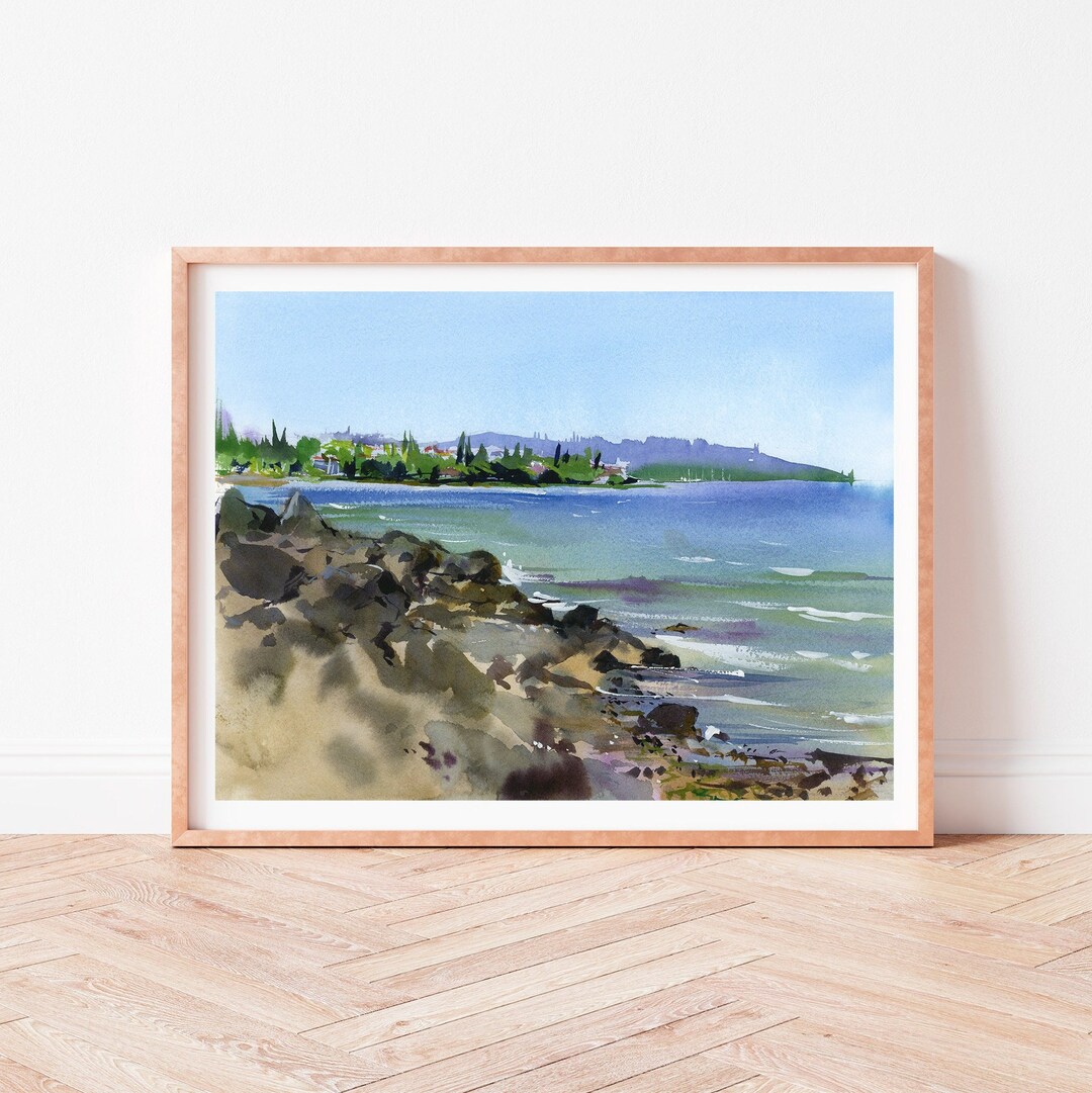 Vancouver Art Print Point Grey Park Site at Trafalgar Street Kitsilano ...