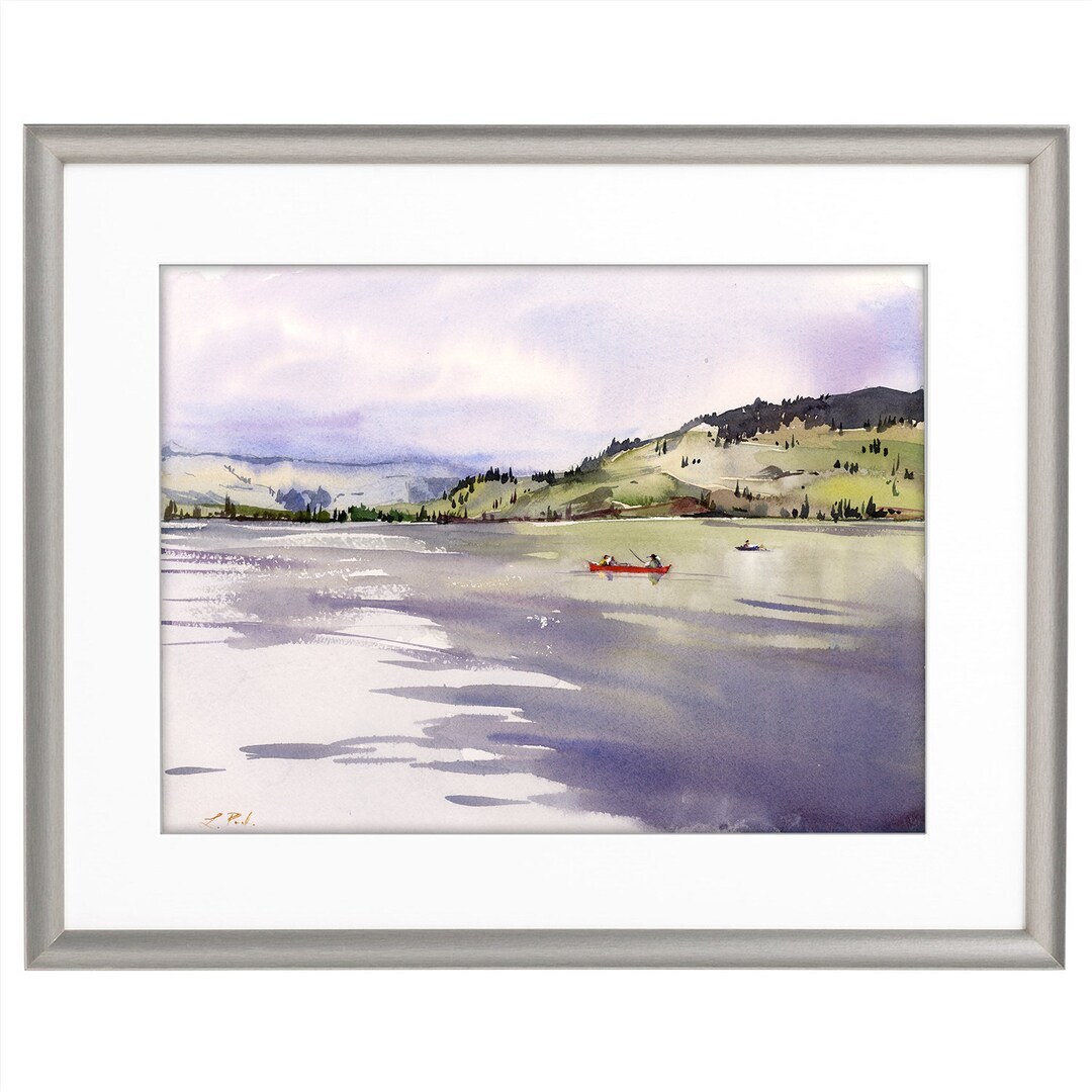 Nicola Lake in Monck Provincial Park Original Watercolour - Etsy