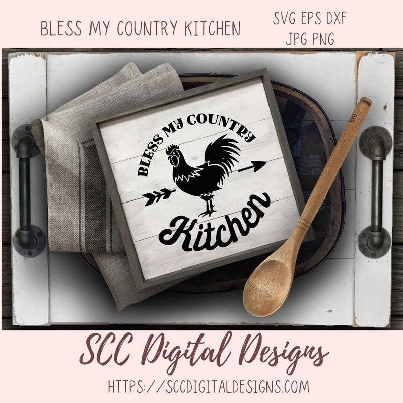 Country Kitchen Svg - Etsy