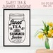 Sweet Tea SVG, Summer Sunshine PNG, DIY Farmhouse Wall Art for Mom ...