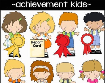 Achievement Word Clipart - Etsy