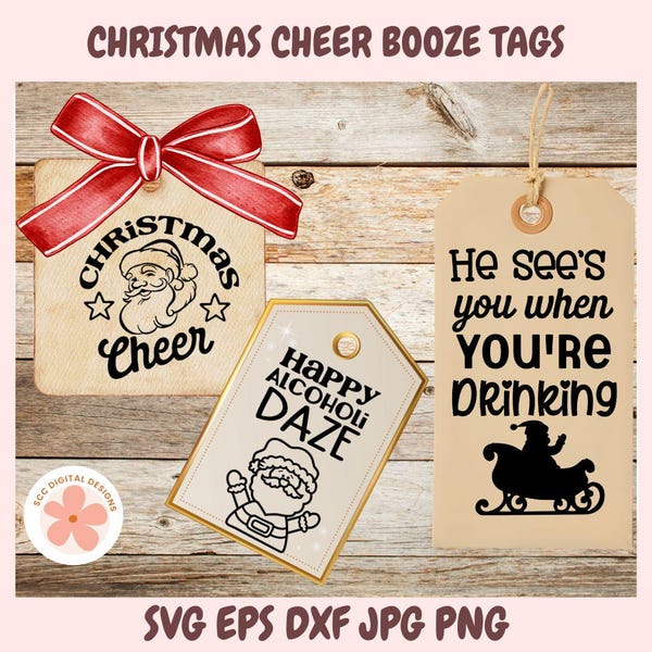 Funny Holiday Booze Sayings - Etsy