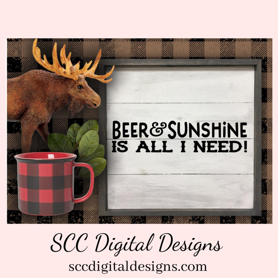 Beer and Sunshine SVG, Man Cave Sign, Camping Mug, DIY Gift for Him ...